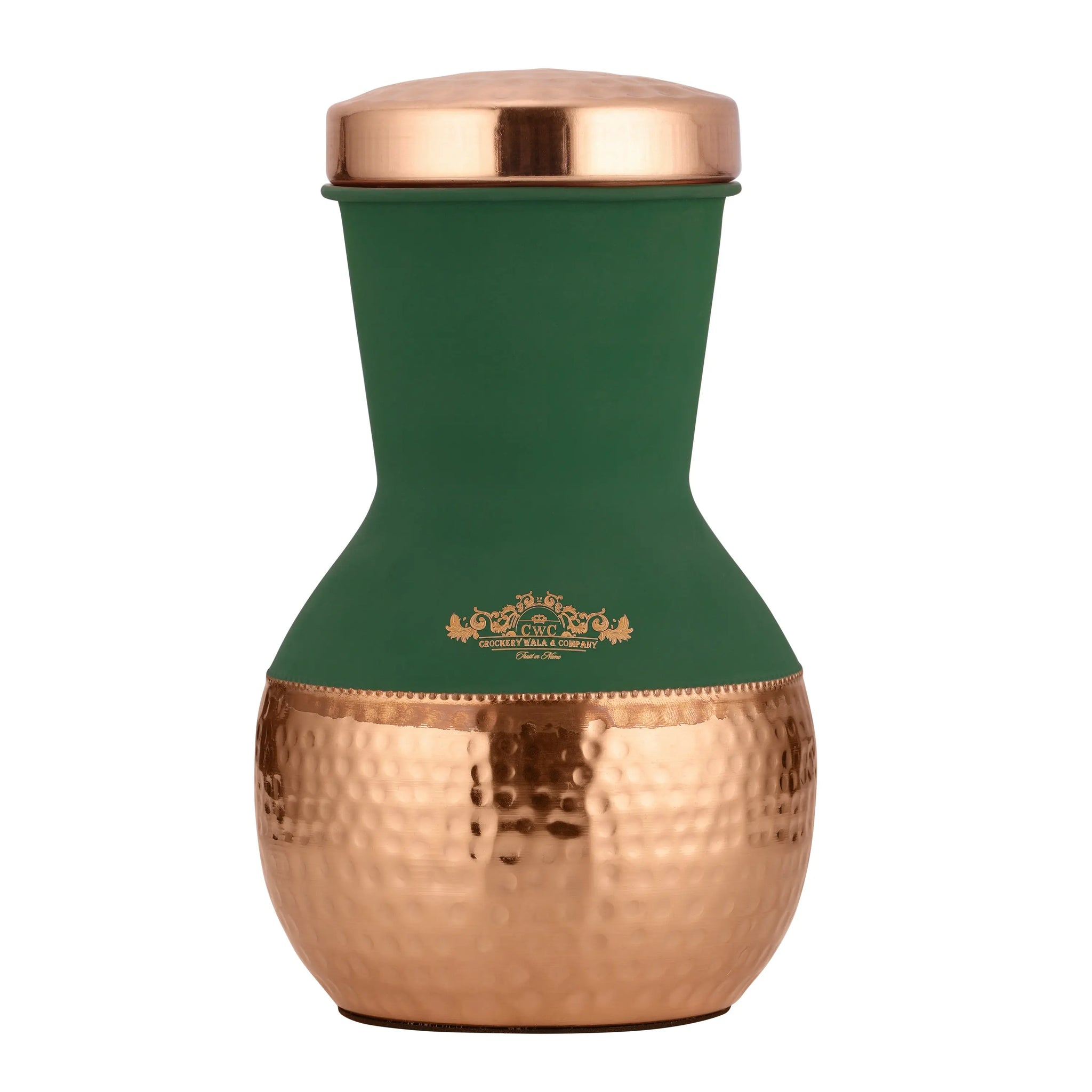 PURE COPPER HALF HAMMER MATKA JAR | CROCKERY WALA AND COMPANY