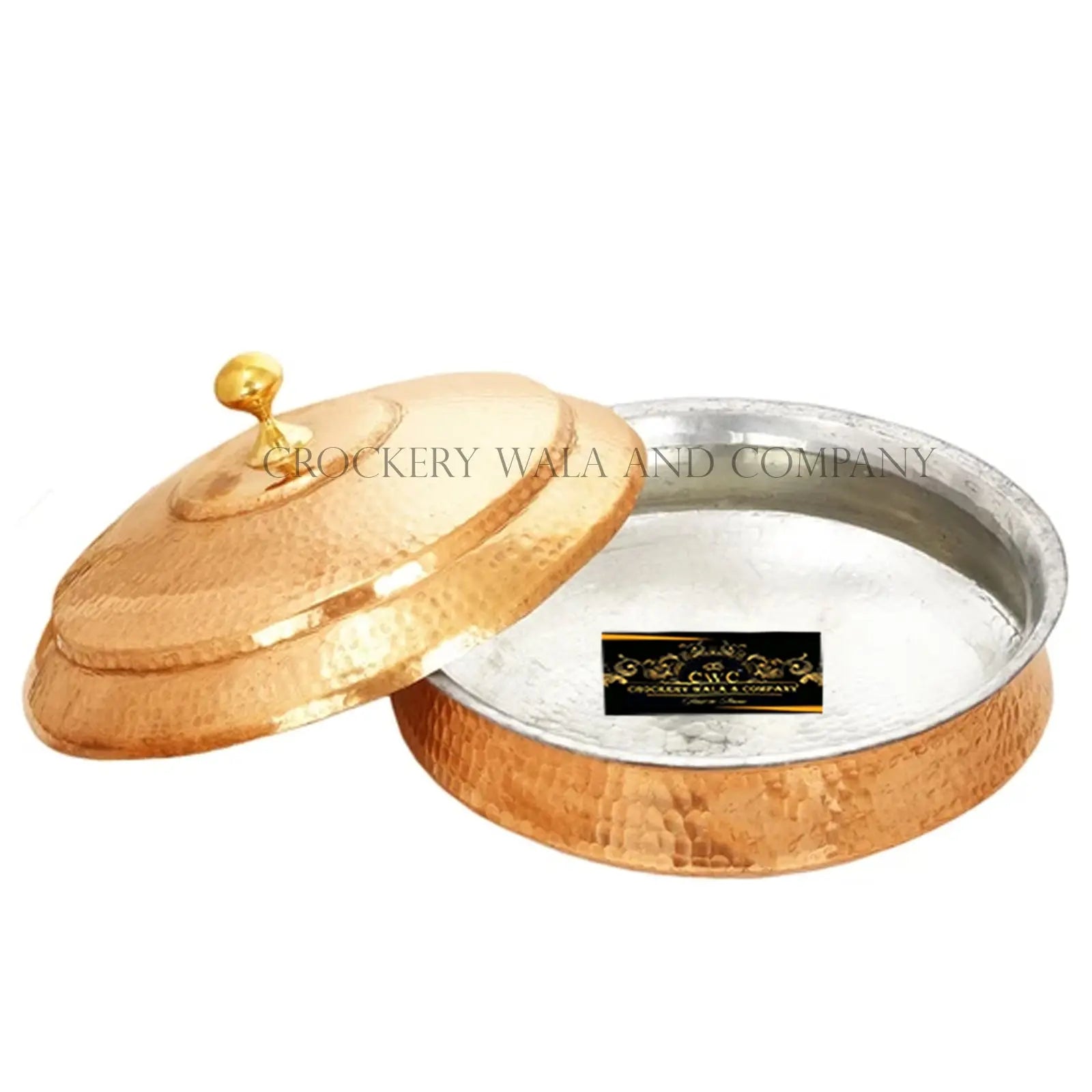 Pure Copper Handi Lagan With Copper Lid For Cooking | CROCKERY WALA AND ...